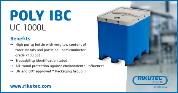 PRODUCT OF THE MONTH: POLY IBC - UC 1000L - Rikutec America